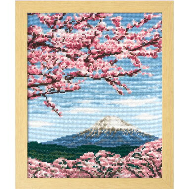 ●キット内容：25番刺繍糸、No.3000刺しゅう布、クロスステッチししゅう針、カラー図案付説明書●難易度：A(上級者向け)●額縁は別売になります。W-41(白木)、W-42(ブラウン)、W-46(ホワイト)のいずれかをお使い下さい(画像3...