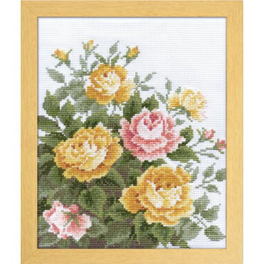 ●キット内容：刺繍糸(綿)、ししゅう布(綿)、クロスステッチ針、図案付説明書●難易度：B(中〜上級者向)●デザイン：オノエ・メグミ●出来上がり(額内径)サイズ:36.4×29.7cm●オリムパス刺繍布No.3000 (ジャバクロス中目・綿1...