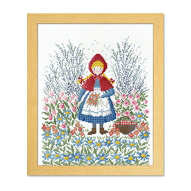 ●キット内容：刺繍糸(綿)、ししゅう布(綿)、クロスステッチ針、カラー図案付説明書。●難易度：B(中〜上級者向)●デザイン：オノエ・メグミ●出来上がり(額内径)サイズ:29.7×36.4cm●オリムパス刺繍布No.5500 (ジャバクロス細...