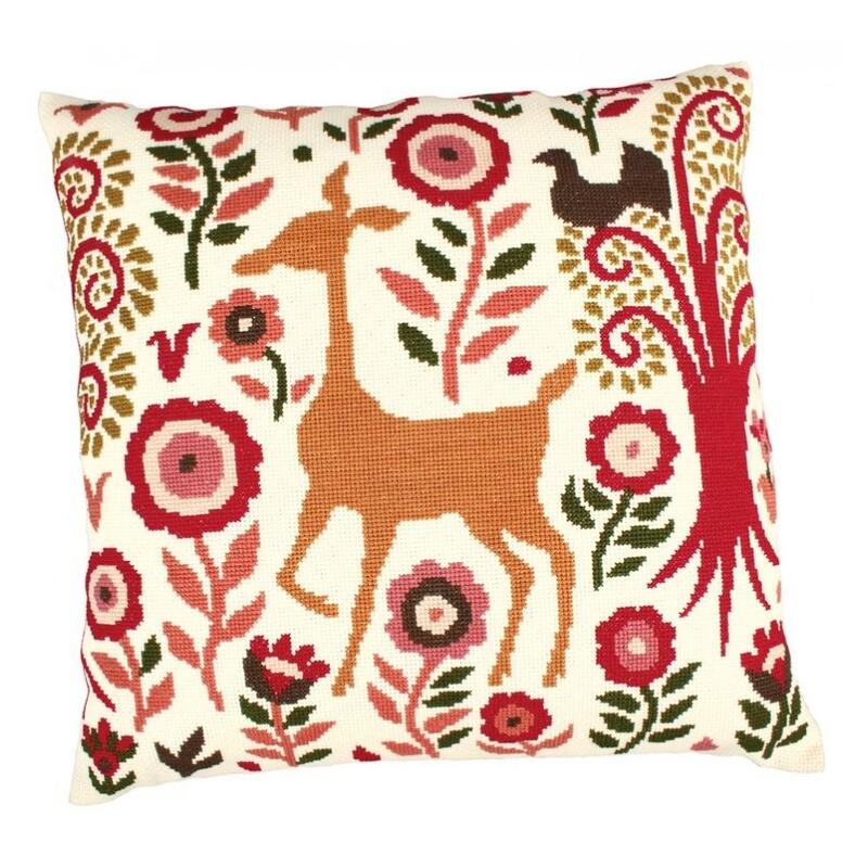 【はじめにご覧ください】→輸入(取り寄せ)刺繍キットの納期について○刺繍面サイズ：44×44cm (余白を含む)○キット内容：刺繍糸、(DMC製、綿100％)、アイーダ刺繍布(綿100％、生成)、針、図案、簡単な日本語説明。※本商品にクッシ...