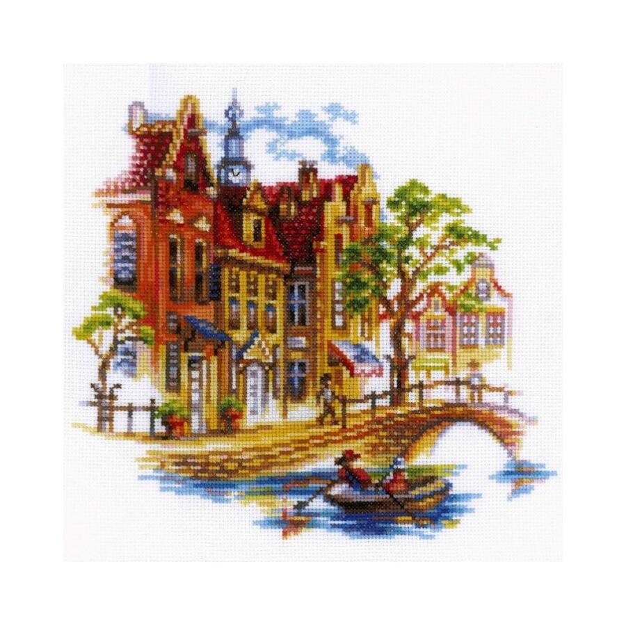 【はじめにご覧ください】→輸入(取り寄せ)刺繍キットの納期について○刺繍面サイズ：25×25cm (余白を含む)○キット内容：刺繍糸、(DMC製、綿100％)、刺繍布(綿100％、白)、針、図案、簡単な日本語説明。○刺繍布目数：14カウント...