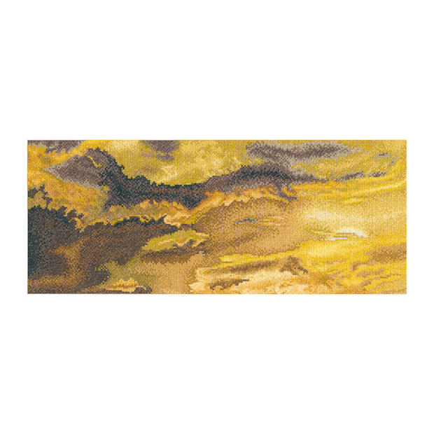 【はじめにご覧ください】→輸入(取り寄せ)刺繍キットの納期について○サイズ：35×14.5cm ○キット内容：18カウント(1cm約7目)綿アイーダ刺繍布(白)、刺しゅう糸、針、図案。(本商品に日本語説明はございません。)○ステッチ：1本取...