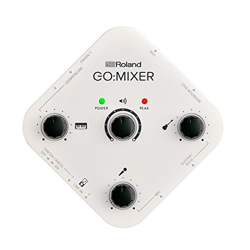 ROLAND GO:MIXER スマートフォン用 オーディオミキサー・手のひらサイズのスマートフォン専用オーディオ・ミキサー。・デスクトップやモバイルの両方の使用に最適。・マイク、楽器、メディア・プレーヤーが接続可能なマルチ・インプット。・...
