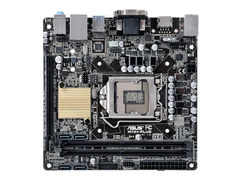 ASUSTeK Intel H110搭載 マザーボード LGA1151対応 H110I-PLUS 【Mini-ITX】・【チップセット/ソケット/規格】Intel H110/ 1151/ Mini-ITX・【CPU】ソケット1151第6世代...