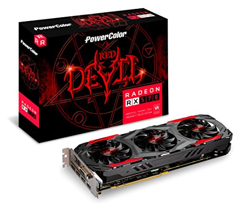 PowerColor ビデオカード AMD RADEON RX570搭載 AXRX 570 4GBD5-3DH/OC・GPU:Radeon RX570・インターフェース:PCI Express(3.0) x16・コアクロック:BoostCl...
