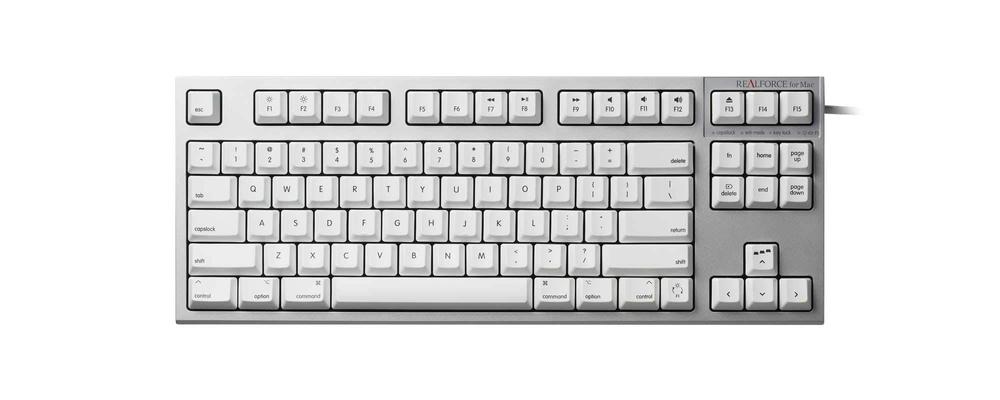R2TLSA-US3M-WH(シルバー/白) REALFORCE TKL for Mac 英語86配ブランド: REALFORCEJAN: 4560299341537・中古品のため使用に影響ない程度の使用感・経年劣化（傷、汚れなど）がある場...