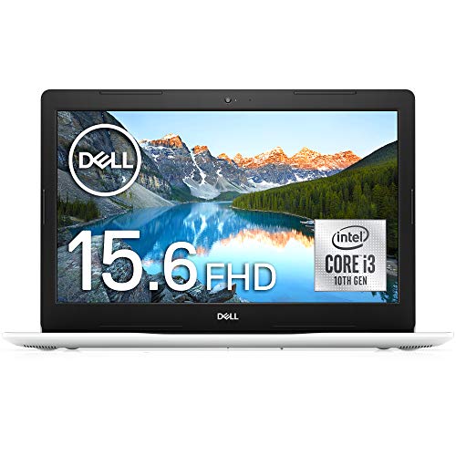 Dell ノートパソコン Inspiron 15 3593 ホワイト 21Q11W/Win10/15.6FHD/Core i3-1005G1/4GB/256GB/Webカメラ/無線LAN・OS:Windows 10 Home 64bit/O...