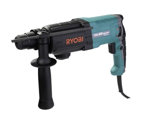 リョービ(RYOBI) ハンマドリル ED-2620VR 654902A・穴あけ能力:(コンクリート)26mm、(コアビット)70mm、(鉄工)13mm、(鉄工)13mm、(木工)32mm・回転数:0~1,100min-1・打撃数:0~4,...