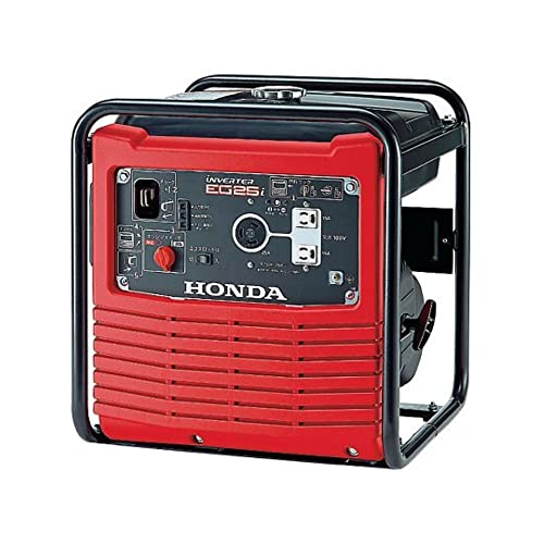 HONDA(ホンダ) 正弦波インバーター搭載発電機 EG25i・正弦波インバーター搭載発電機の新定番・高出力&軽量&使いやすい・仕事や防災、DIYもこれ1台。・用途に応じて幅広い機器が使える、2.5kVAの高品質な電気を供給・初めてでも簡単...