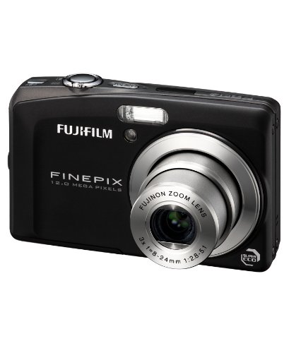 Fujifilm FinePix F60fd 12MP デジタルカメラ 3倍光学デュアル画像安定ズーム・12メガピクセルのスーパーCCDセンサーは、20 x 30インチのプリントに十分なディテールをキャプチャします。・3倍光学ズーム、デュア...