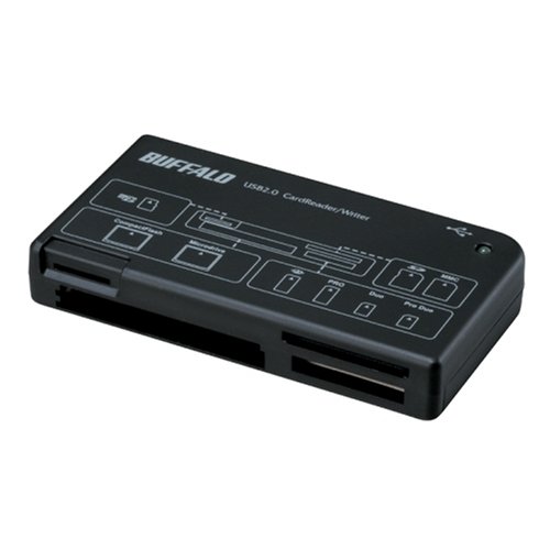 iBUFFALO カードリーダー/ライター43+7 メディア対応 ブラック BSCRA26U2BK・インターフェース:USB / タイプ:外付 / OS:汎用ブランド: バッファローメーカー: バッファロー型番: BSCRA26U2BKJA...