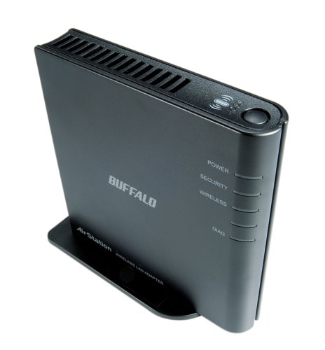 BUFFALO LAN端子用無線子機 メディアコンバータ WLI-TX4-G・タイプ：アダプタブランド: バッファローメーカー: バッファロー型番: WLI-TX4-GJAN: 4981254660935・中古品のため使用に影響ない程度の使...
