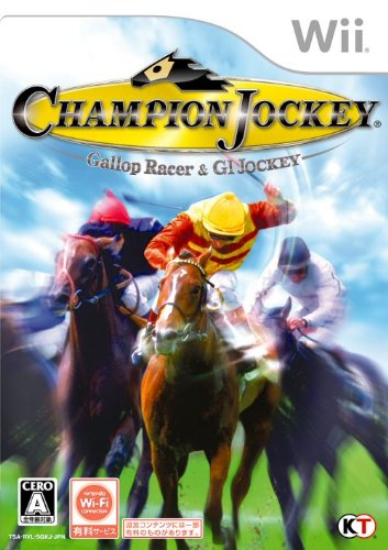 Champion Jockey: Gallop Racer & GI Jockey - Wiiブランド: KTメーカー: コーエーテクモゲームスJAN: 4988615037757・中古品のため使用に影響ない程度の使用感・経年劣化（傷、汚れ...