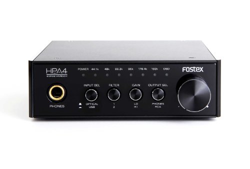 FOSTEX ヘッドホンアンプ D/A変換器内蔵 ハイレゾ対応 HP-A4・USBバスパワーで手軽にハイレゾ体験を実現するDSD 5.6MHz / PCM 192kHz対応高音質DAC &ヘッドホンアンプ・USBバスパワーで動作。24bit...