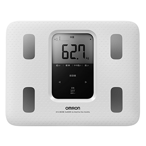 オムロン 体重体組成計 カラダスキャン ホワイト HBF-220-W・サイズ(約):幅326×奥行256×厚さ31mm^本体重量(約):1.8kg^電源:単4形マンガン乾電池(R03)×4個 ※単4形アルカリ乾電池(LR03)もご使用になれ...