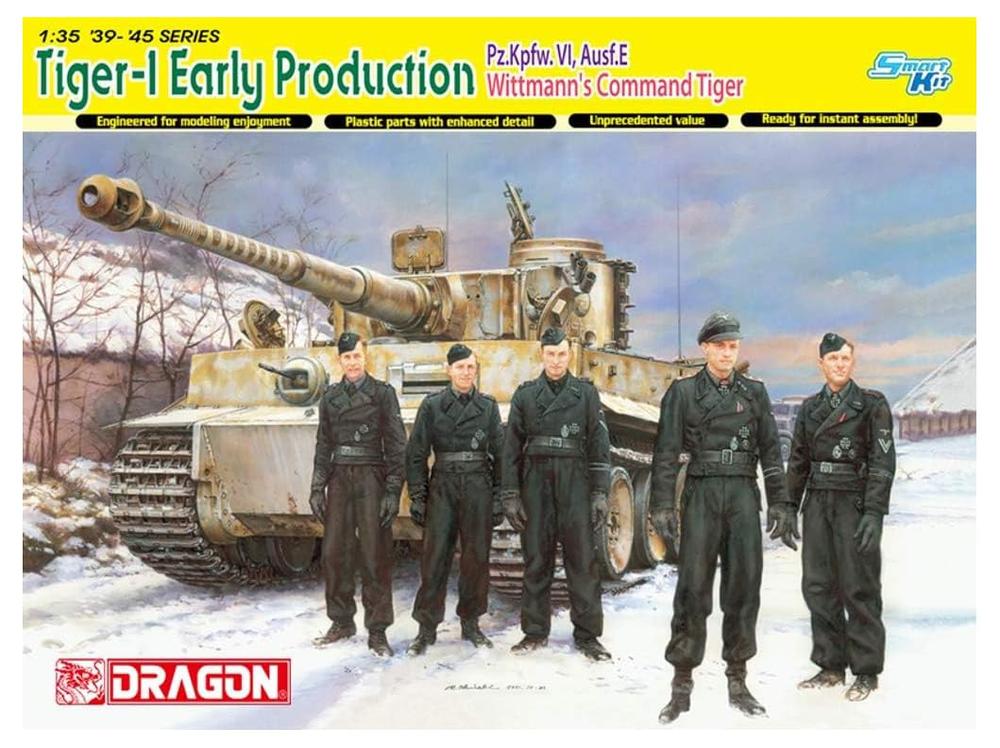 ドラゴン 1/35 第二次世界大戦 ドイツ軍 ティーガーI 初期生産型 ミハエル・ヴィットマン仕様 プラモデル DR6730・組み立て塗装が必要なプラモデル。別途、接着剤や工具、塗料等が必要。・1/35スケール未塗装プラスチック組み立てキッ...