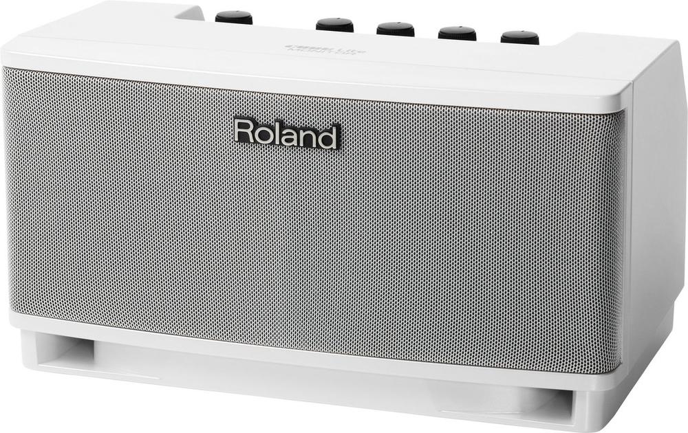 Roland ステレオ・モニター・アンプ CUBE Lite MONITOR CUBE-LM-WH・定格出力：10W（ステレオ・スピーカー3W×2＋サブウーファー4W）・スピーカー：7.5cm（3インチ）×3・コントロール：POWERスイッ...
