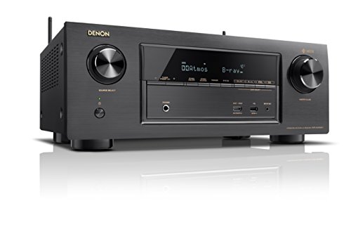 Denon AVレシーバー 7.2ch Dolby Atmos/DTS:X/HEOS機能搭載 ミドルクラス ブラック AVR-X2400H-K・3DサラウンドフォーマットDolby AtmosとDTS:Xに対応・最大出力185Wの7chディ...