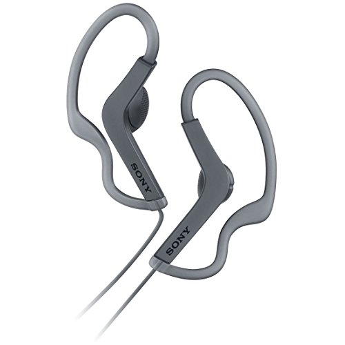 ソニー イヤホン MDR-AS210 : 防滴/スポーツ向け ブラック MDR-AS210 B・汗や水しぶきに強い防滴仕様・装着時の耳への負担を軽減するエラストマー樹脂採用・付属品:クリップ(そにー sony SONY すてれおいやーれしー...
