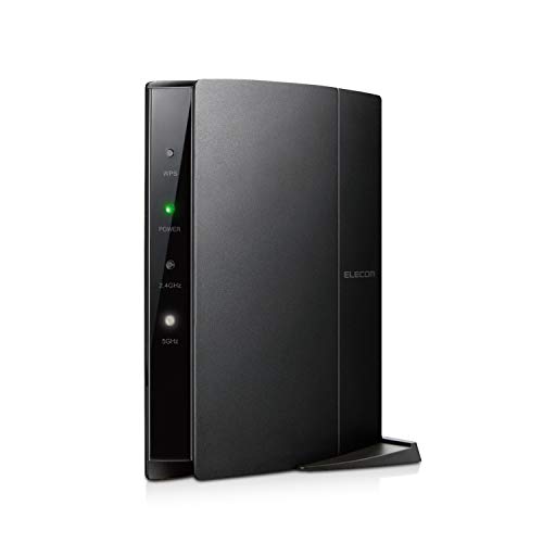 エレコム WiFi 無線LAN ルーター 親機 11ac/n/a/g/b 867+300Mbps 有線Giga 接続推奨15台 デュアルコアCPU ビームフォーミングZ WRC-1167GHBK2-S・全てのLANポートが光インターネットに...