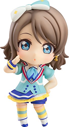 ねんどろいど ラブライブ! サンシャイン!! 渡辺曜 ノンスケール ABS&PVC製 塗装済み可動フィギュア・(Cに)2016 プロジェクトラブライブ! サンシャイン!!・全高:約100mm・掲載の写真は実際の商品とは多少異なる場合がありま...