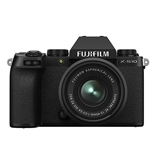 富士フイルム(FUJIFILM) ミラーレスデジタルカメラ X-S10 Wズームレンズキット F X-S10LK-1545/50230 ブラック・「FUJIFILM X-S10」と「XC15-45mm F3.5-5.6 OIS PZ」、「X...