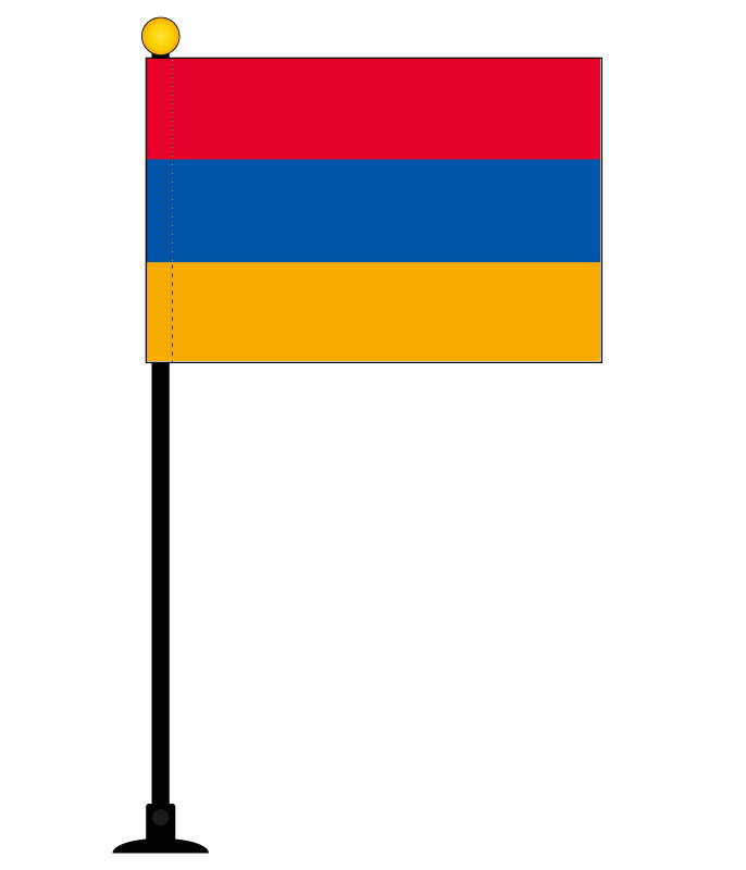 インテリアに最適！ ミニ国旗 金色国旗玉 ポール 吸盤付き！ ★世界200ヶ国の国旗も常備！★ ●吸盤はタテヨコの2WAY方式でガラス面に取り付けできます ●ガラス面以外のテーブル等に立てる場合は別途販売品の TOSPAミニフラッグ専用高級...