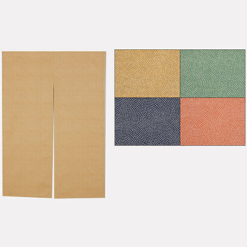 商品情報サイズ85巾×120cm※こちらの商品は返品不可能です。サイズ等お間違えの無いようお願いいたします。材質ポリエステル原産国日本製モニターの発色具合により、実際のものと色が異なる場合がございます鮫小紋半間のれん　85巾×120cm　黄...