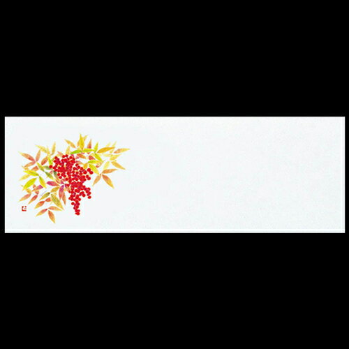 商品情報サイズ38×13cm枚数100枚素材無蛍光モニターの発色具合により、実際のものと色が異なる場合がございます。上質紙13cm長角マット　南天　201-20060(Z110-373)テーブルマット ランチョンマット 紙 紙製 ペーパー ...