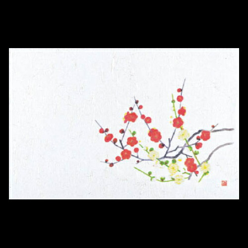 商品情報 サイズ 38×26cm枚数 100枚入素材 雲竜紙 モニターの発色具合により、実際のものと色が異なる場合がございます。尺3雲竜和紙マット　梅　Z116-451テーブルマット ランチョンマット 紙 紙製 ペーパー 業務用 和食 雲竜...