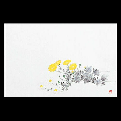 商品情報 サイズ 38×26cm枚数 100枚入素材 雲竜紙 モニターの発色具合により、実際のものと色が異なる場合がございます。尺3雲竜和紙マット　菊　Z118-355テーブルマット ランチョンマット 紙 紙製 ペーパー 業務用 和食 雲竜...