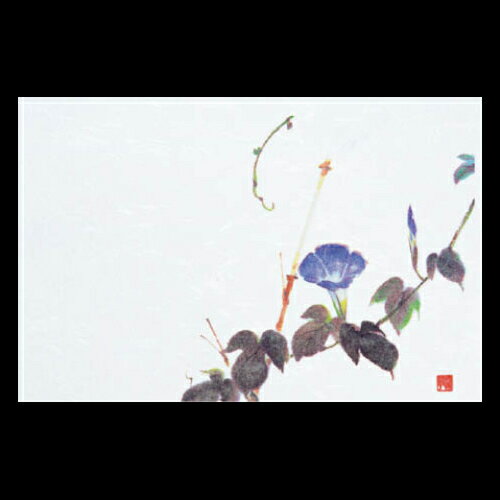 商品情報 サイズ 38×26cm枚数 100枚入素材 雲竜紙 モニターの発色具合により、実際のものと色が異なる場合がございます。尺3雲竜和紙マット　朝顔　Z118-337テーブルマット ランチョンマット 紙 紙製 ペーパー 業務用 和食 雲...