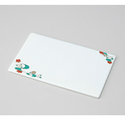 商品情報 サイズ 23×13.8 モニターの発色具合により、実際のものと色が異なる場合がございます。角長流水陶板　Z635-142和食器 皿 平皿 お皿 食器 業務用 業務用食器 陶磁器。 3