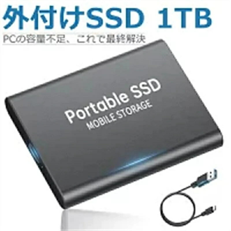【商品説明】 コンパクトサイズでありながら大容量 色：ブラック、 、ブルー 、レッド 材料：アルミニウム合金 インターフェース：USB 3.1第1世代 互換システム：Windows XP/Vista/7/88.1/10、オペレーティングシス...