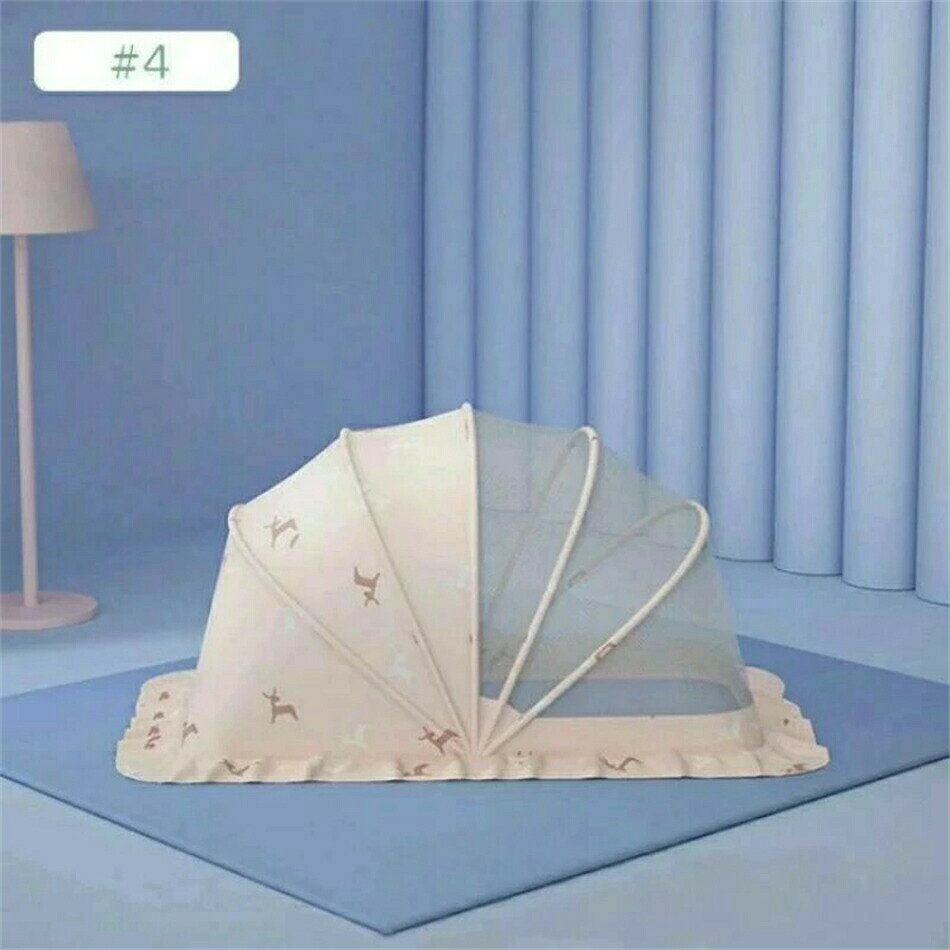 商品名:折りたたみ蚊帳 サイズ:約100x55x53cm 約120x60x63cm 約130x65x68cm カラー：5色 重量:約1.5kg 素材:ポリエステル、メッシュ、ワイヤー セット内容：蚊帳本体*1 生産国:中国 【360°保護】...