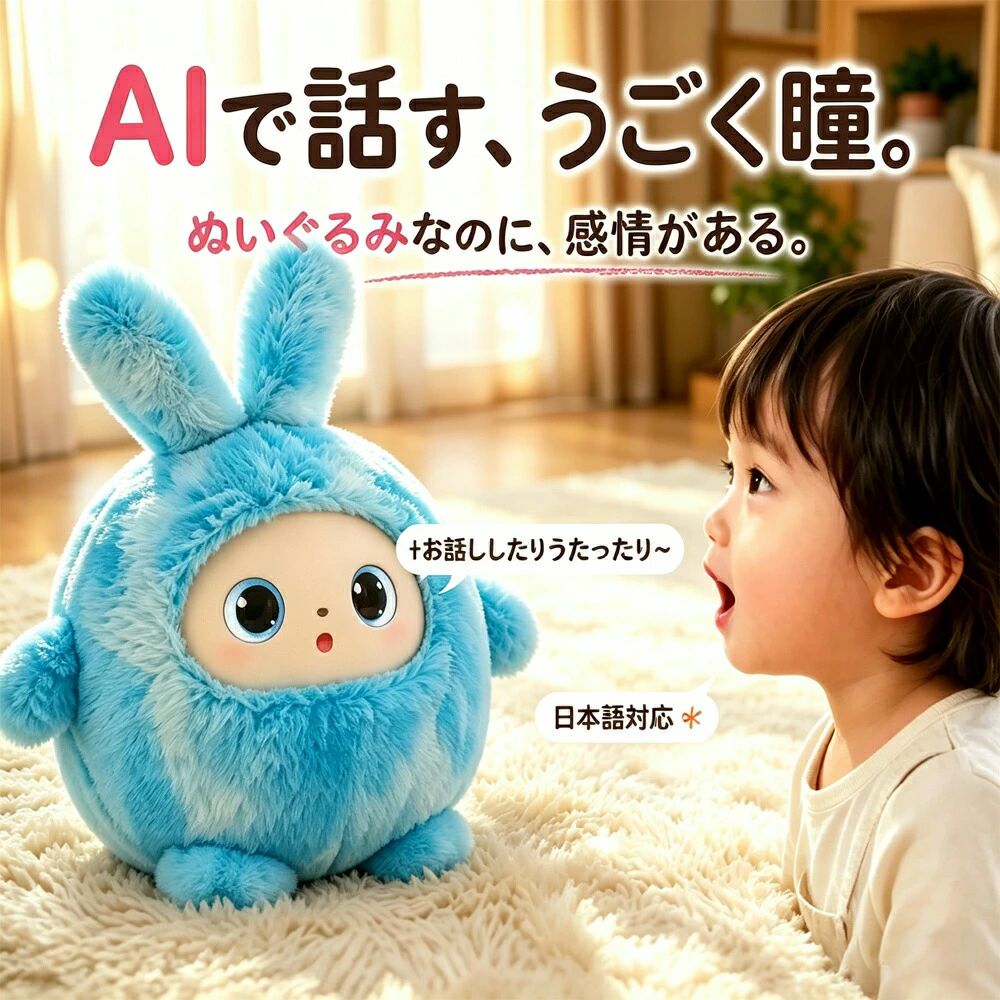 電子ペット AI ぬいぐるみ おしゃべり ChatGPT 知育玩具 英会話 11ヶ国語対応 子供 子ども 遊び 室内 小学生 男の子 女の子 誕生日プレゼント クリスマス こどもの日 ギフト5商品情報商品スペック詳細商品名：AIおしゃべりぬ...