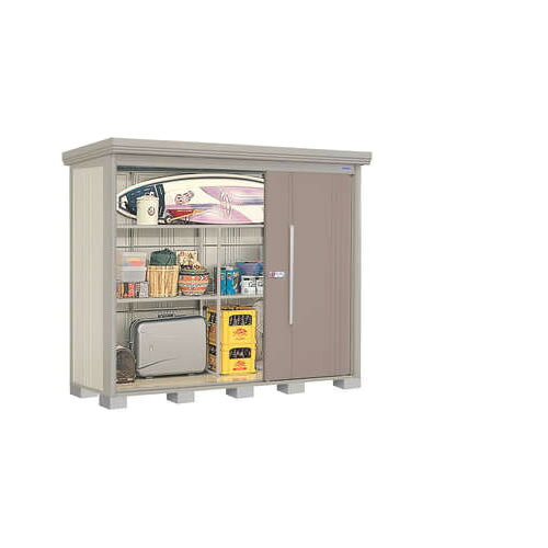 タクボ　物置Mr.ストックマン ダンディ NDシリーズ背面棚タイプ屋根タイプ：標準型耐荷重タイプ：一般型/多雪型共用間口2532mm×奥行き890mm×高さ2110mm面積2.25m2（0.68坪）床耐荷重1350kg基礎ブロック必要数（別...