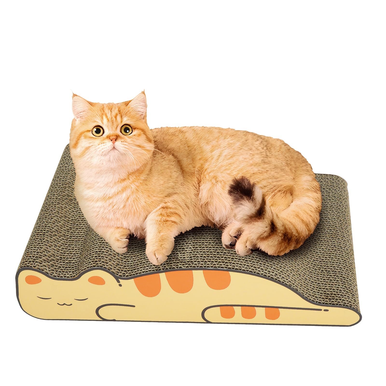 😸【猫ちゃんにとって大事な生活品！】爪の古い角質を取り除くためのメンテナンス、マーキング、ストレス解消などの原因で、猫ちゃんにとって一日何回の爪とぎが欠かせないです。 😸【インテリア性】可愛い動物の模様でどん...