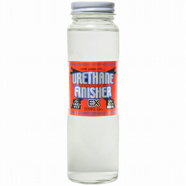 【TOHO ウレタンフィニッシャーEX　200mlの商品説明】TOHO 装備 メンテナンス 塗料 ウレタンフィニッシャーEX 200ml()ハードかつ粘りの強いウレタン樹脂を採用したので、キズがつきにくく衝撃にも強【TOHO ウレタンフィニ...