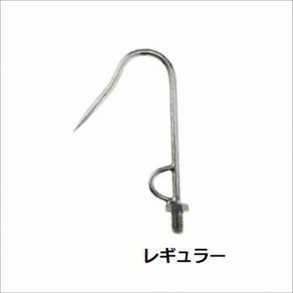 【ナカジマ パワーギャフ レギュラーの商品説明】()4分ネジ仕様のタモの柄に装着できる、大物ランディング用ギャフです。 用途、対象魚に合わせた3タイプをラインナップ！ ロープ結束用リング付きで、パワーアダプター?との併用によりフライングギャ...