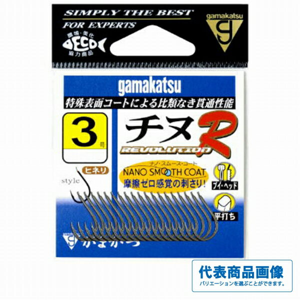 【がまかつ バラ チヌRの商品説明】() ナノスムースコート ヒネリ 1号（22本入）2号（20本入）3号（19本入）4号（18本入）5号（17本入）6号（16本入） もはや伝統的といっても良い鈎「チヌ」にがまかつの革新的技術「ブイヘッド」...