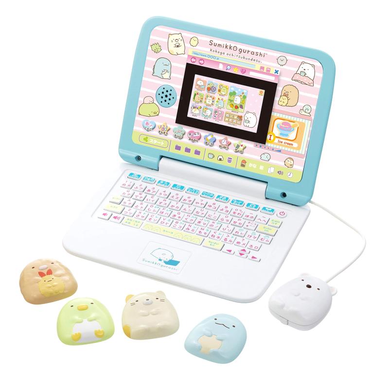 セガトイズ(SEGA TOYS) マウスできせかえ すみっコぐらしパソコン 275×202×202mm対象: 女の子 ●対象年齢: 6才以上勉強も遊びもこれ1台 すみっコたちと楽しくパソコン操作を覚えちゃお??5つの着せ替えカバーをマウス付...