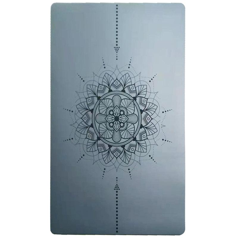 2個セットヨガマット 家庭用 ヨガパッド PUレザー ゴム製 膝当て 肘保護 トレーニング ストレッチ エクササイズ 60cm×40cm