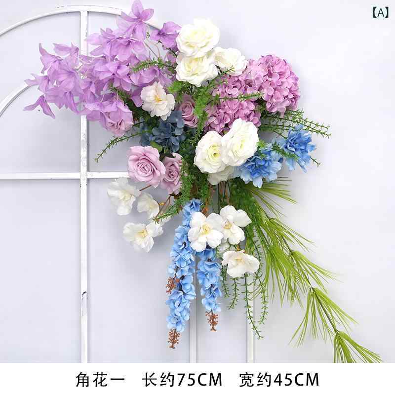 造花 モネ風花園 ウェディング装飾 撮影小道具 パーティー イベント ディスプレイ用 フラワー デージー・項目名: 素材・値: 絹花・項目名: 工艺・値: 植绒・項目名: カラー・値: モネ紫色点花, モネ紫色路引花, モネ紫色地排花, モ...