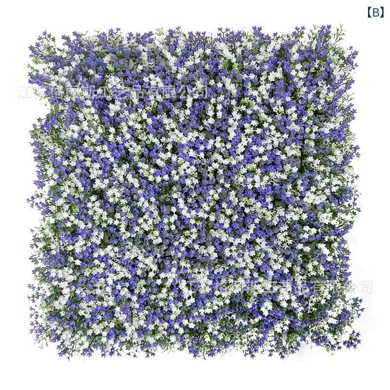 2個セット緑 प्लांट ウォール 防紫外線 防水 人工植物 水草 ミラン草 背景 庭園 装飾