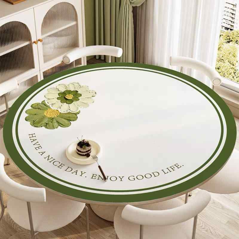 テーブルクロス 円形 レディース 防水 防油 PVC レザー 耐熱 断熱 花柄 緑 白 青 紫 白 オレンジ ピンク かわいい 小さめ 小さめサイズ・項目名: 素材・値: PVC・項目名: 製品カテゴリ・値: テーブルクロス・項目名: 形状...