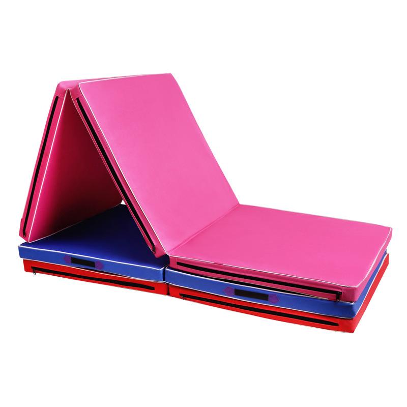 2個セットヨガマット レディース 体操マット 防滑 厚手 エクササイズマット 腹筋運動 三つ折り EPEパール綿 トレーニングマット スポーツマット ピラティスマット ストレッチマット フィットネスマット 運動マット