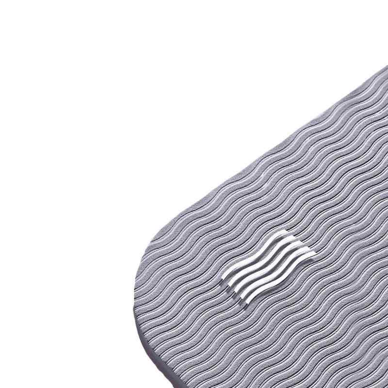 ヨガマット 滑り止め 衝撃吸収 防音 TPE 6mm 8mm 室内 トレーニングマット エクササイズマット 体位線 無地 183cm 62cm 81cm