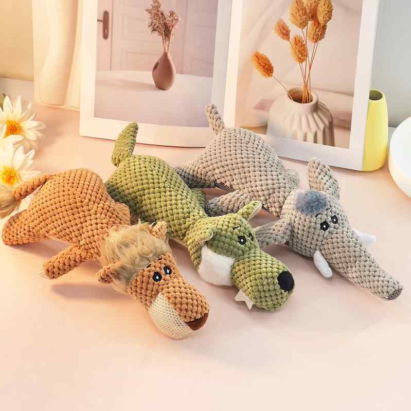 犬用おもちゃ ぬいぐるみ 動物 ライオン ゾウ オオカミ 発声玩具 噛むおもちゃ 知育玩具 しつけ 訓練用 丈夫 かわいい 小型犬 中型犬 大型犬 120g・カテゴリ: 発声玩具・素材: 毛绒・重量: 約 約 約120g・カラー: 小獅子,...