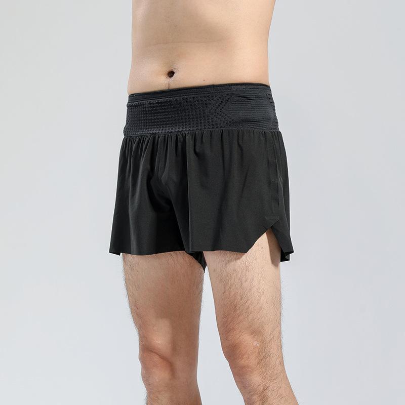 ショートパンツ 男女兼用 ランニングパンツ スポーツ 短パン 速乾 伸縮性 インナー付き ウエストポーチ付き トレーニング ジム フィットネス 陸上 マラソン 春夏